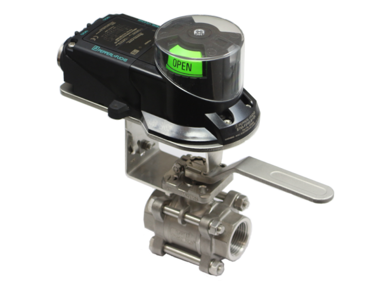 Mounting Dual Inductive Sensors on Manual Valves